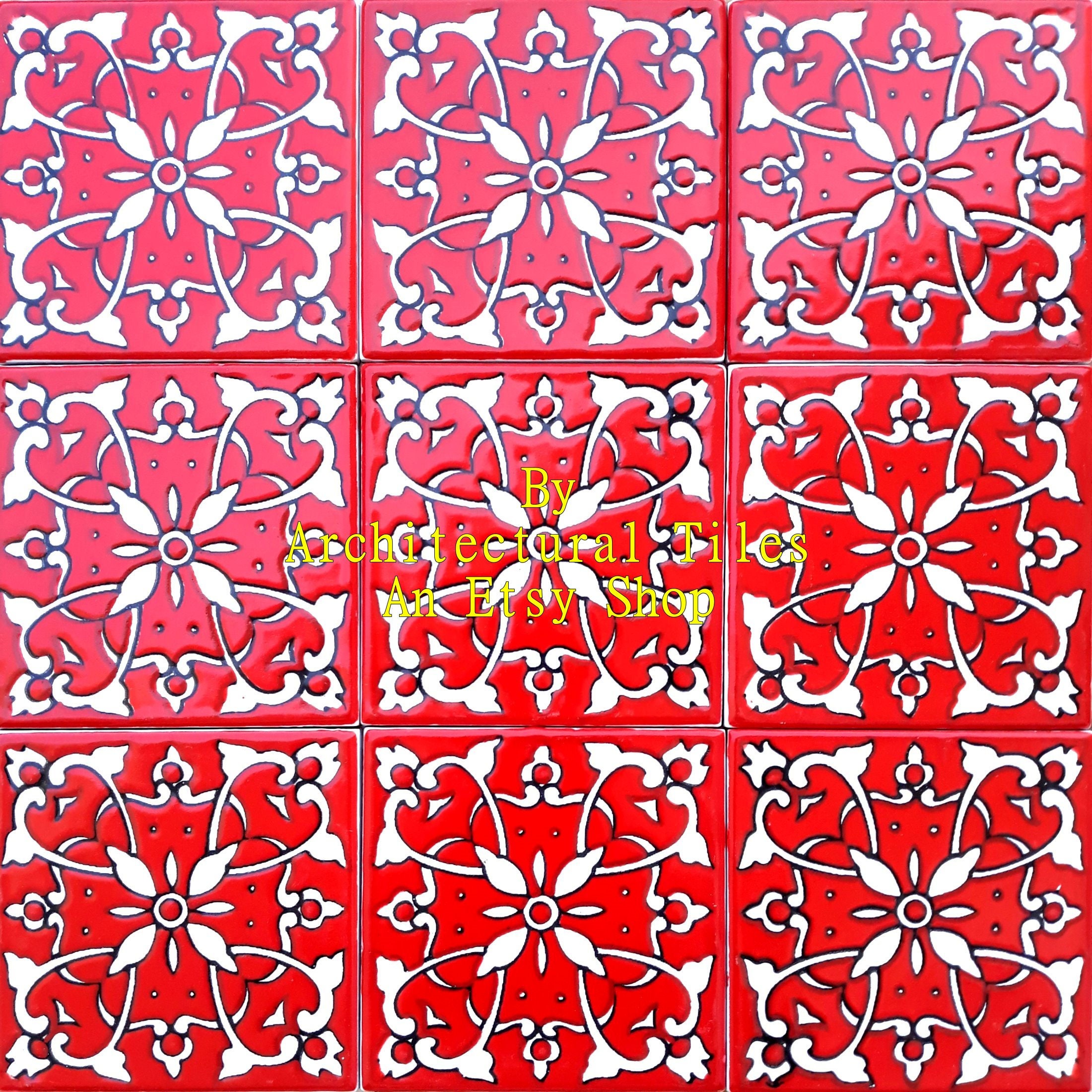 4inx4in Ceramic Tiles Catalog, Hand Painted, Kitchen, Bathroom ...