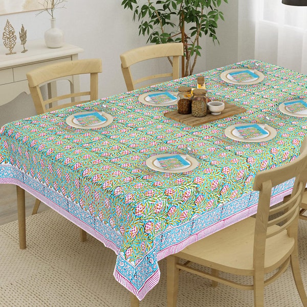 Block Print Tablecloth - Etsy