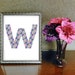 Letter W Alphabet Cross-stitch Pattern. Every Pattern Includes 3 ...
