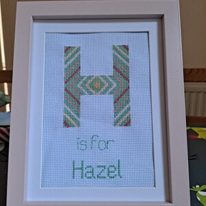 Letter W Alphabet Cross-stitch Pattern. Every Pattern Includes 3 ...