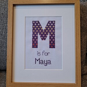 Letter W Alphabet Cross-stitch Pattern. Every Pattern Includes 3 ...
