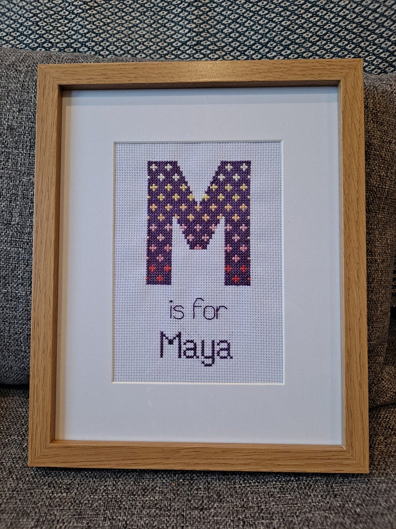 Letter W Alphabet Cross-stitch Pattern. Every Pattern Includes 3 ...