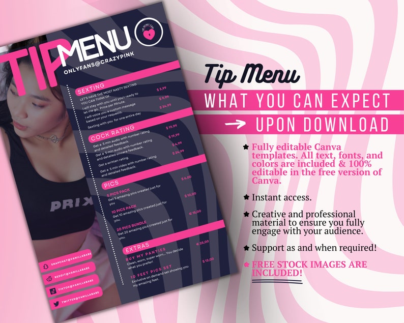 Onlyfans Editable Tip Menu Template for Fansly, Niteflirt, Adult ... Onlyfans Editable Tip Menu Template for Fansly, Niteflirt, Adult ...