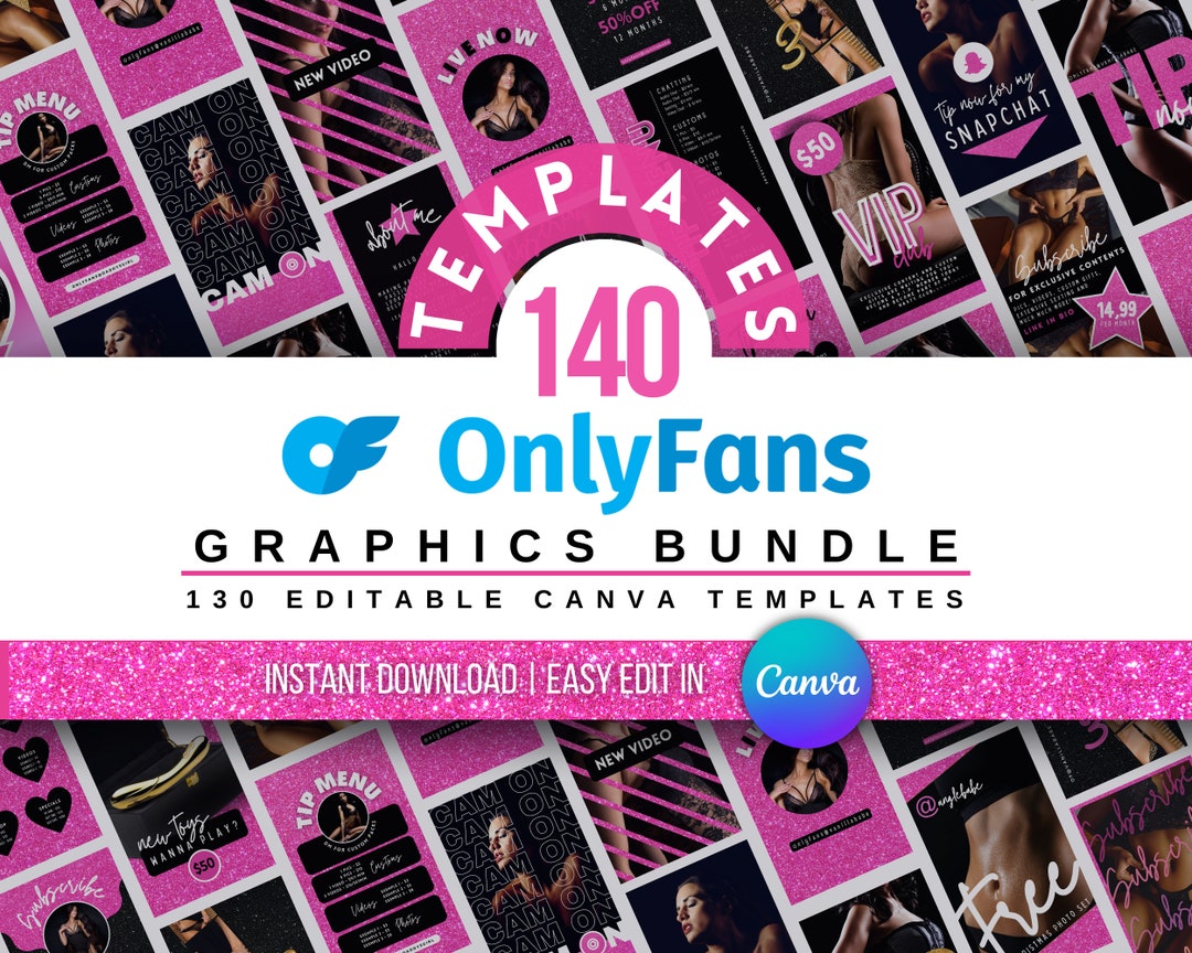 Onlyfans Graphics Bundle | 140 Onlyfans Templates: Tip Menus, Dick ...