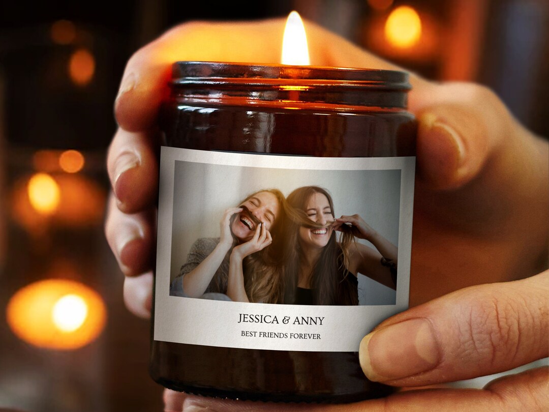 Candle Gift With Your Custom Photo - Personalized Gift With Your Photos ...