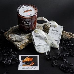 Graduation Candle Gift Box - One Degree Hotter Candle Gift for Phd ...