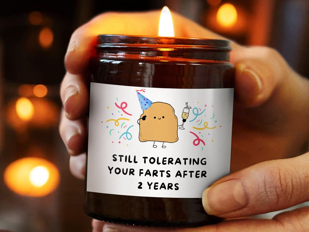 Still Tolerating Your Farts After 2 Years - Funny 2nd Anniversary Gift ...