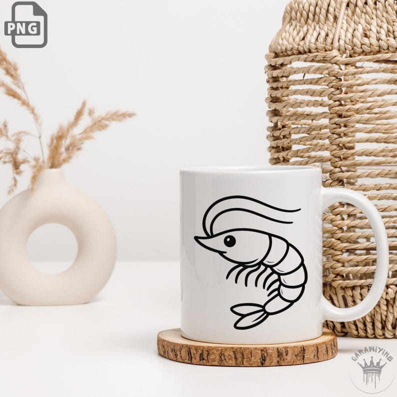 Cute Shrimp Clipart | Prawn Vector Art (PNG Digital Download) - Etsy