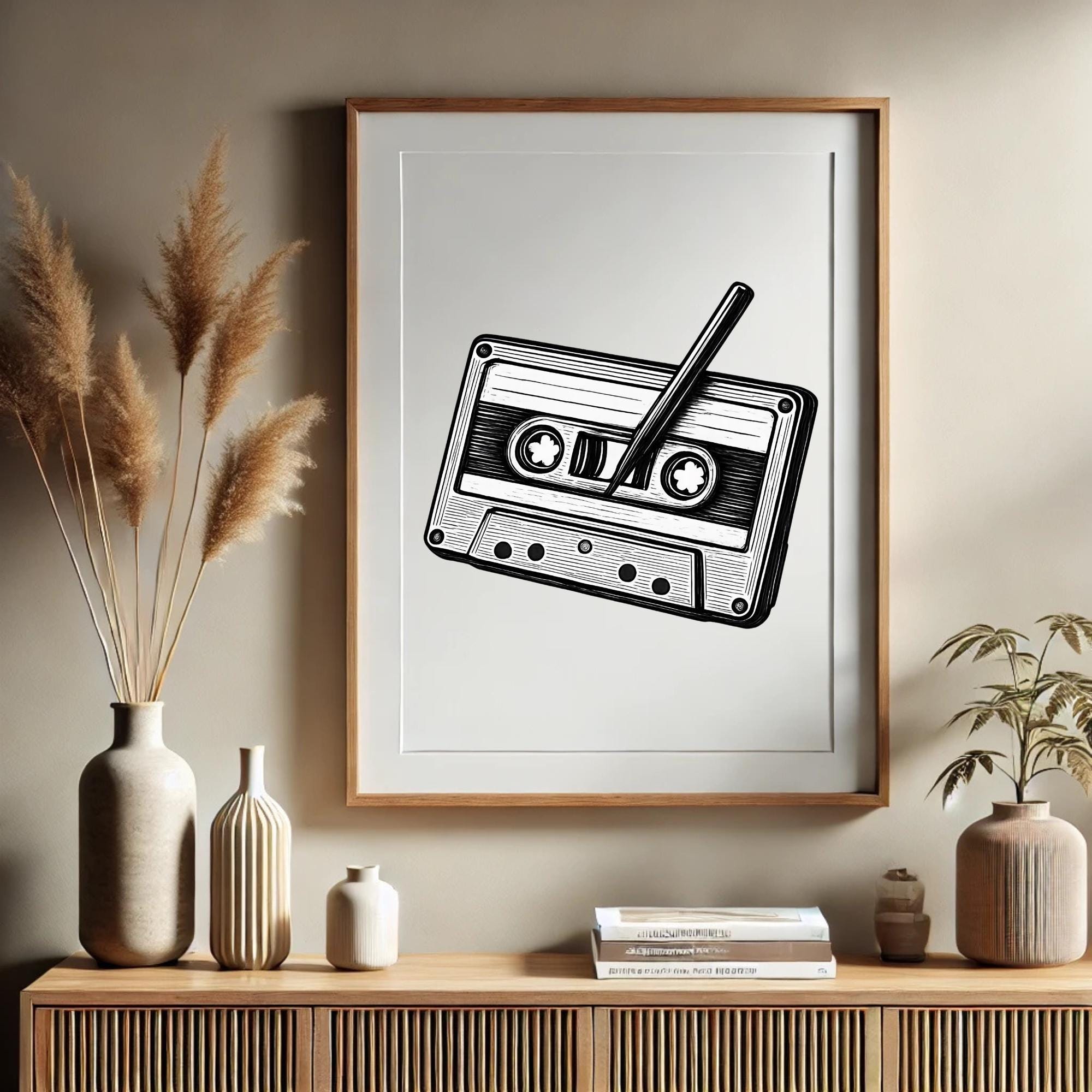 Retro Cassette Tape PNG: 80s Mixtape Clipart (digital Download) - Etsy
