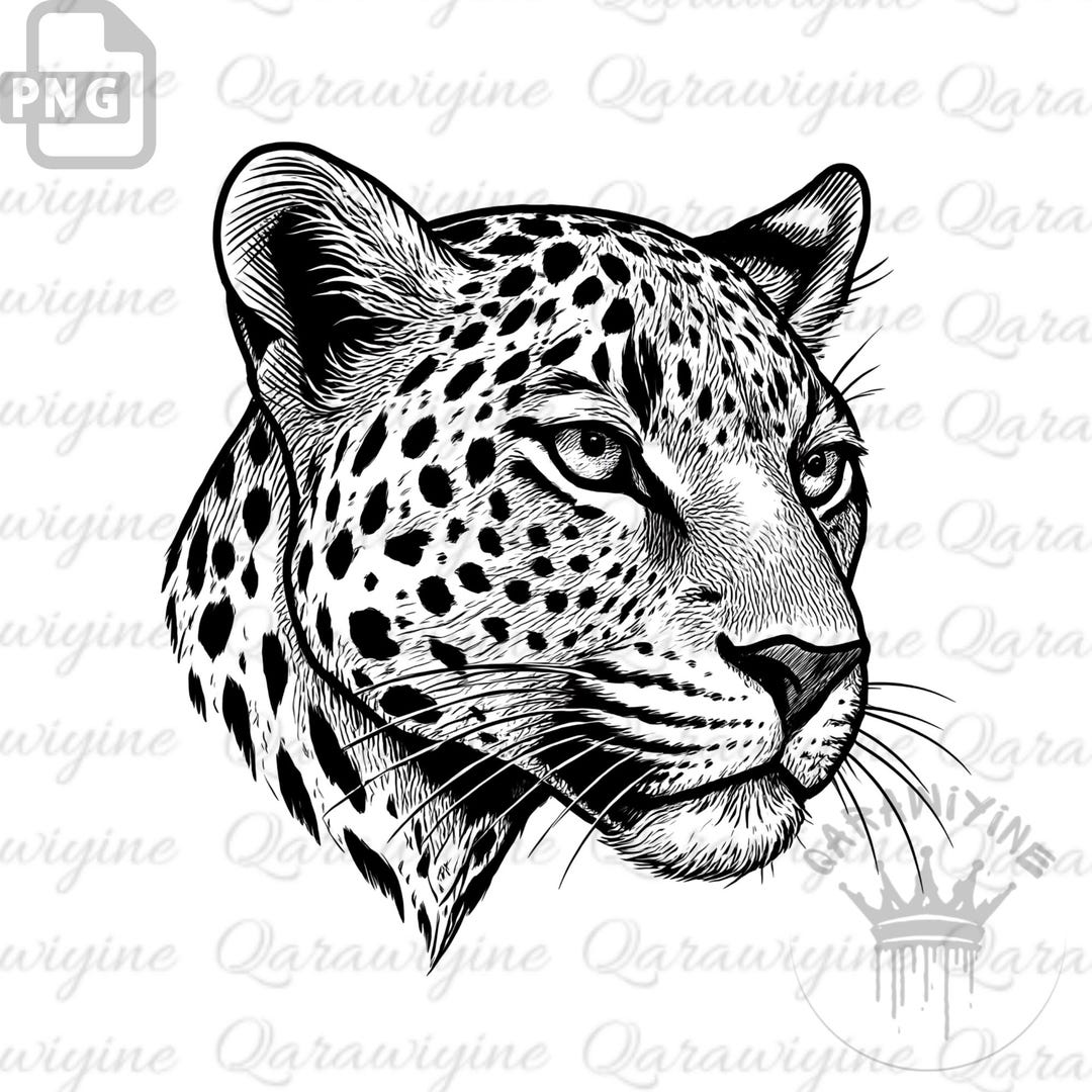 Tiger Head Cut File – Tiger Face PNG, Big Cat Clipart, Cricut Jungle ...