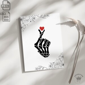 Skeleton Heart Love Valentine Design - Etsy