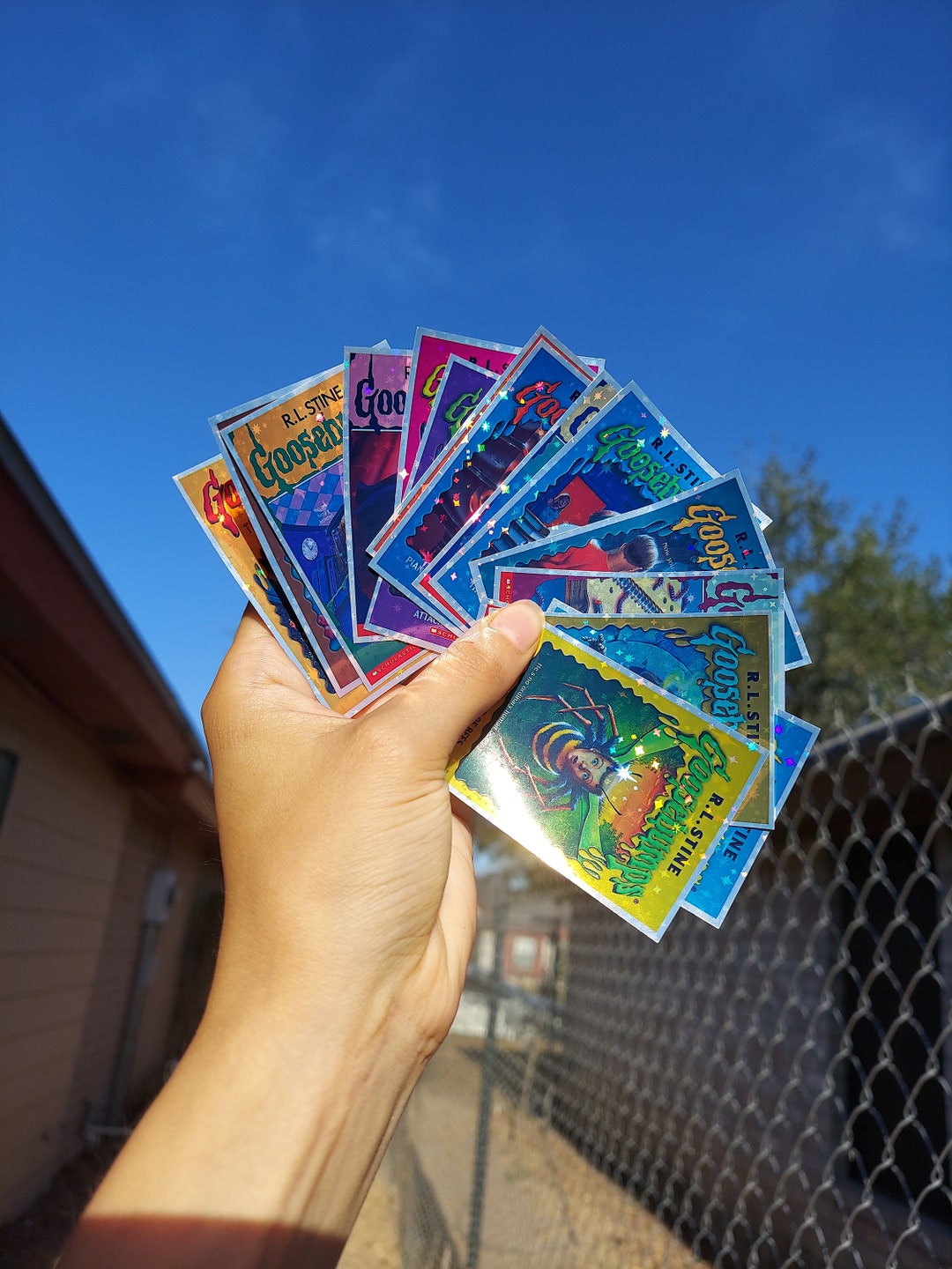 Holographic Horror Stickers - Etsy