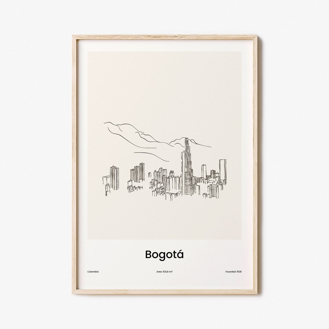 Bogotá Print Bogotá Wall Art Bogotá Wall Decor Bogotá - Etsy