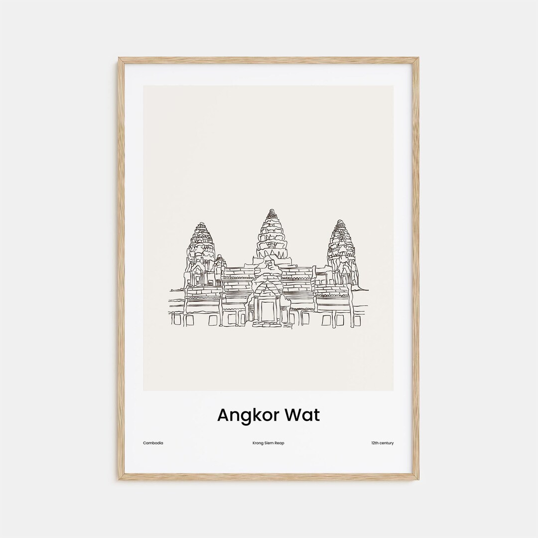 Angkor Wat Print, Angkor Wat Wall Art, Angkor Wat Wall Decor, Angkor ...