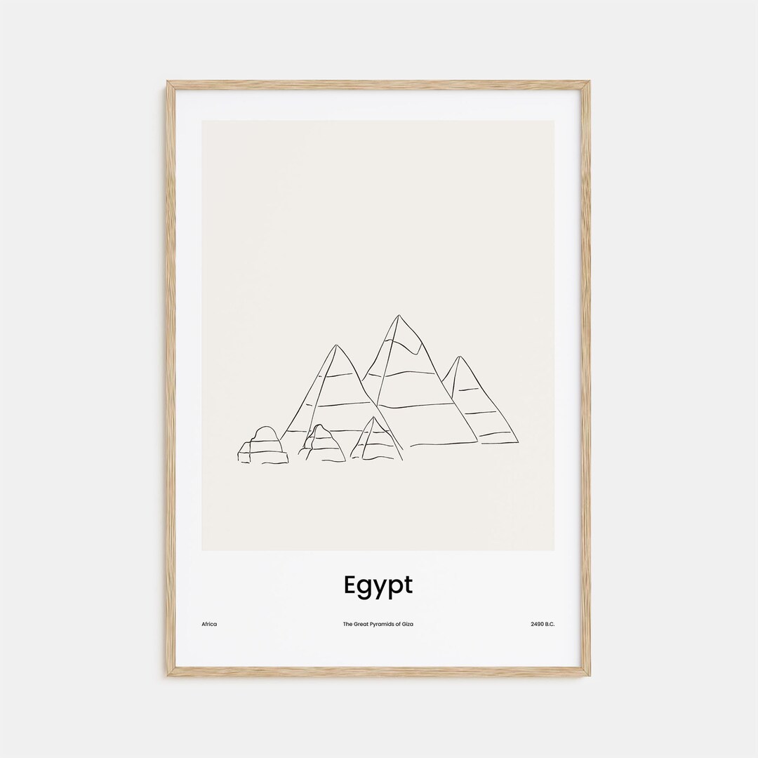 Egypt Print, Egypt Wall Art, Egypt Wall Decor, Egypt Travel Poster ...
