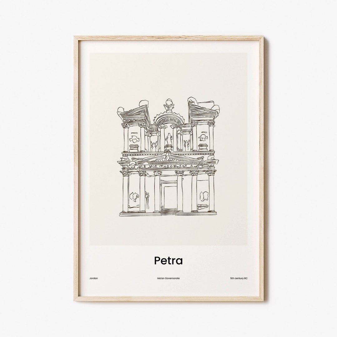 Petra Druck, Petra Wandkunst, Petra Wanddekoration, Petra Reiseposter ...