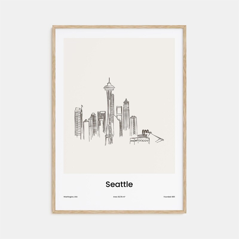 Seattle Wall Art - Etsy