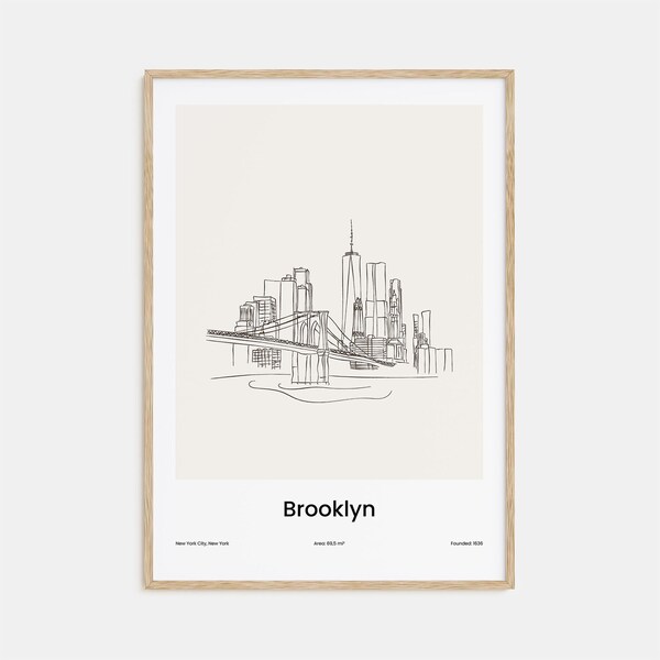 Brooklyn Art - Etsy