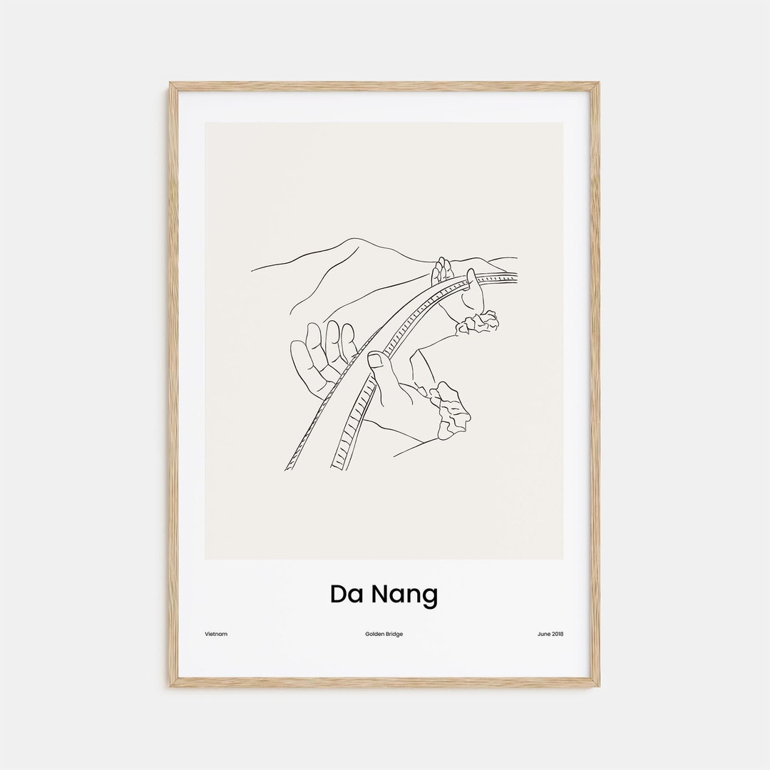 Da Nang Print, Da Nang Wall Art, Da Nang Wall Decor, Da Nang Travel ...