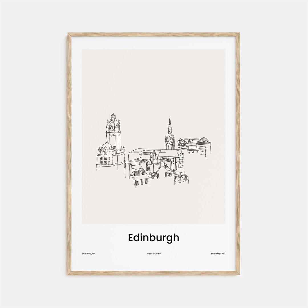 Edinburgh Print, Edinburgh Wall Art, Edinburgh Wall Decor, Edinburgh ...