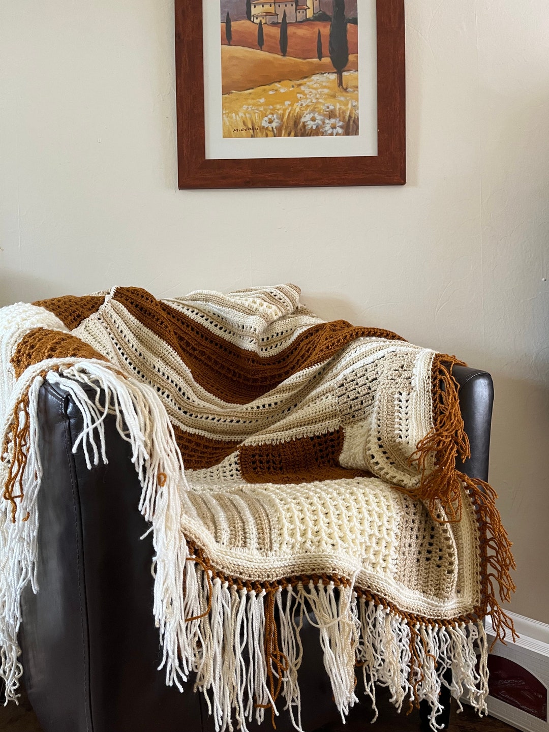 NORDIC Style KNITTED THROW for Bedroom Living Room Home Decor ...