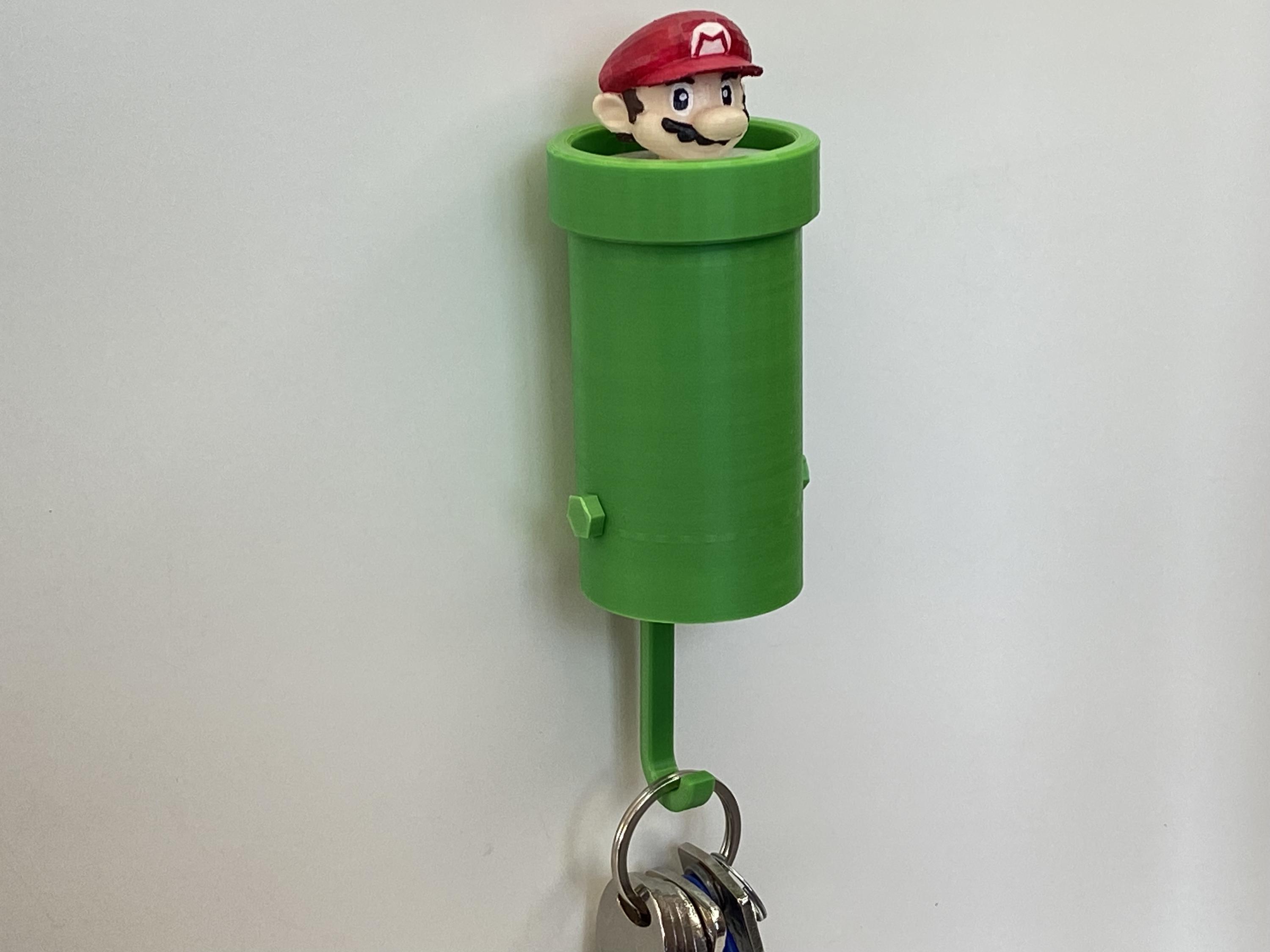 Super Mario PIRHANA PLANT Wall Key Holder Key Hanger (mario, Lugi, Toad ...