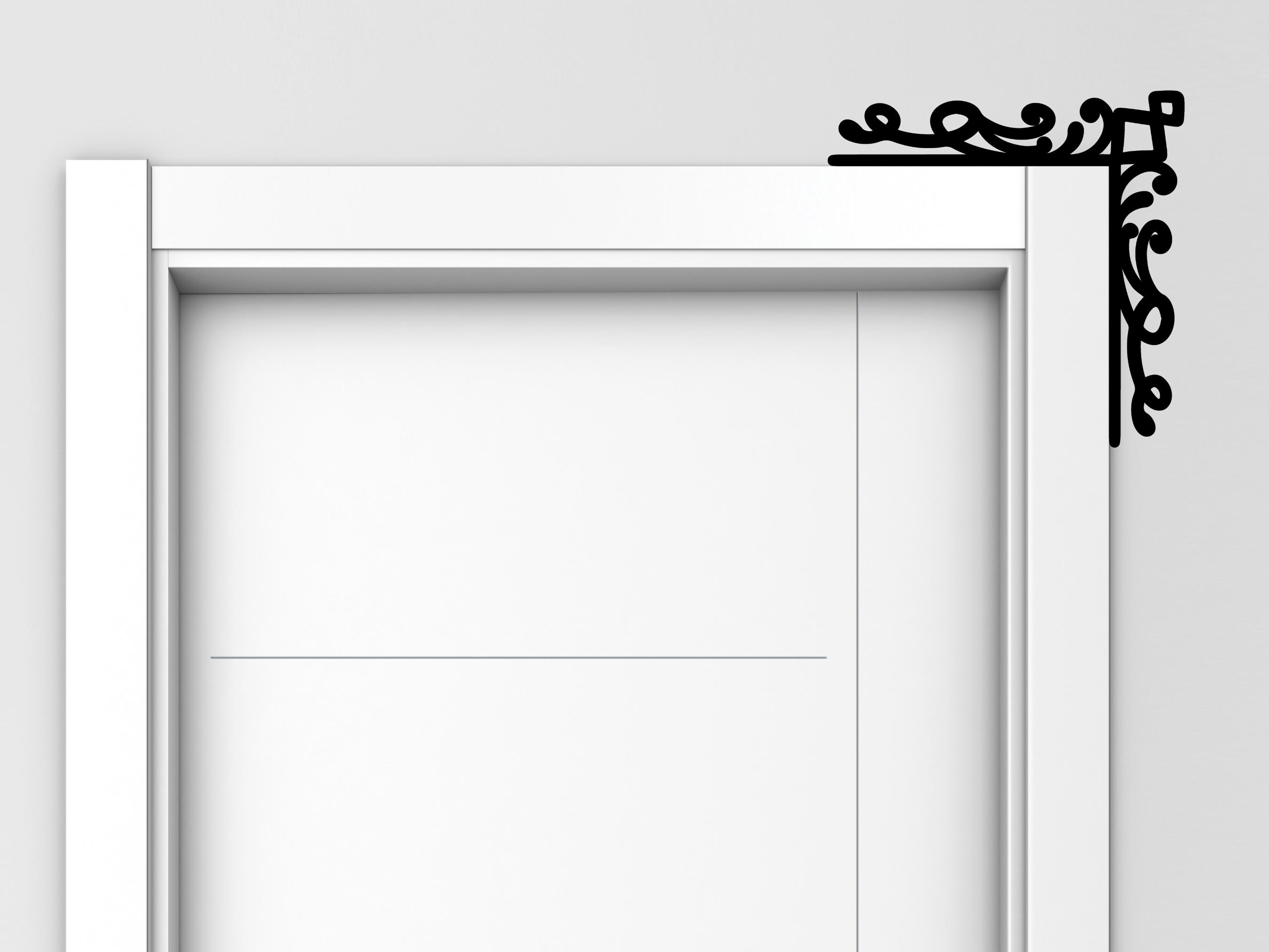 Door Topper STL File Pack / Decorative Door Corner - Etsy