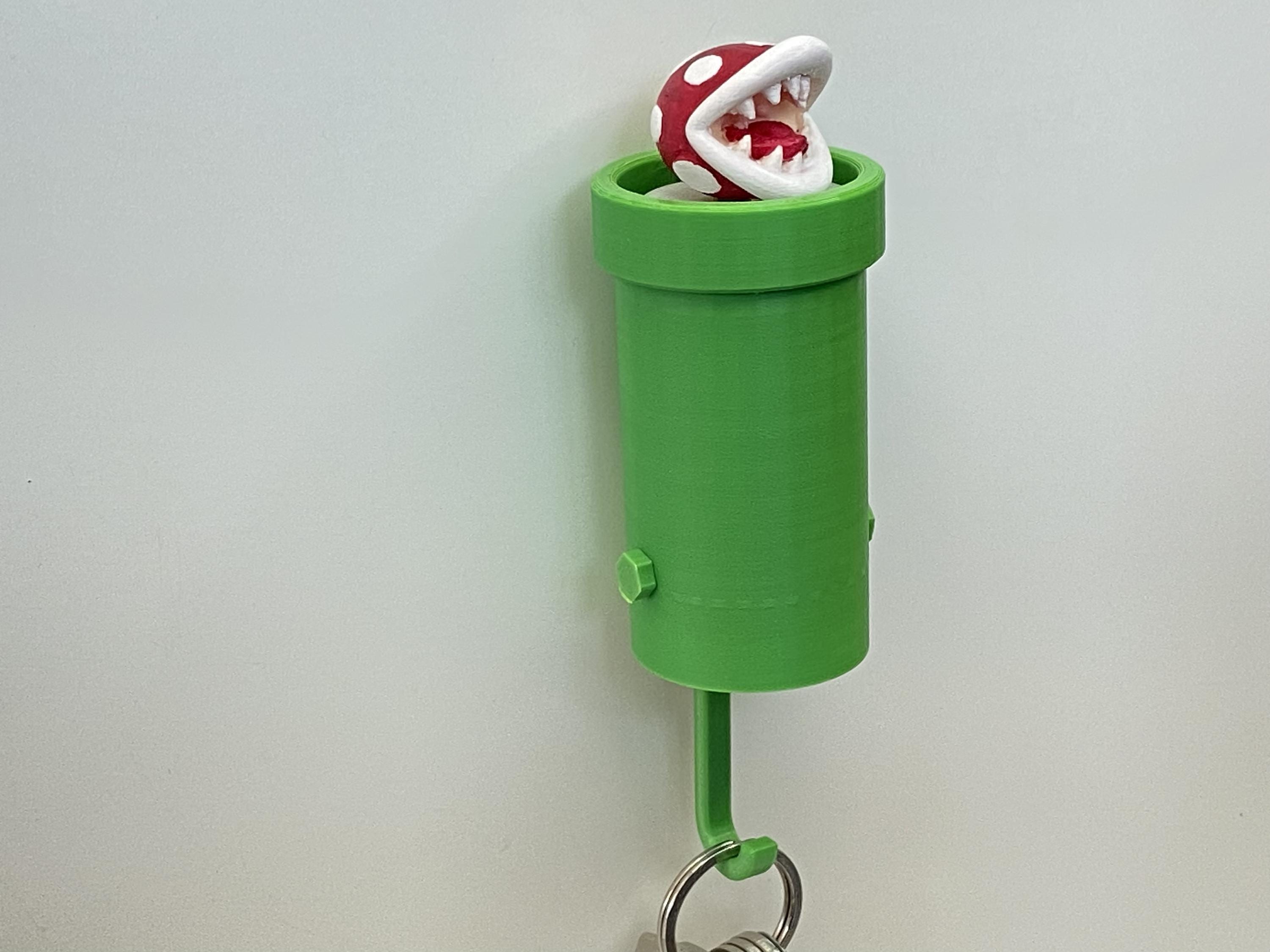 Super Mario PIRHANA PLANT Wall Key Holder Key Hanger (mario, Lugi, Toad ...