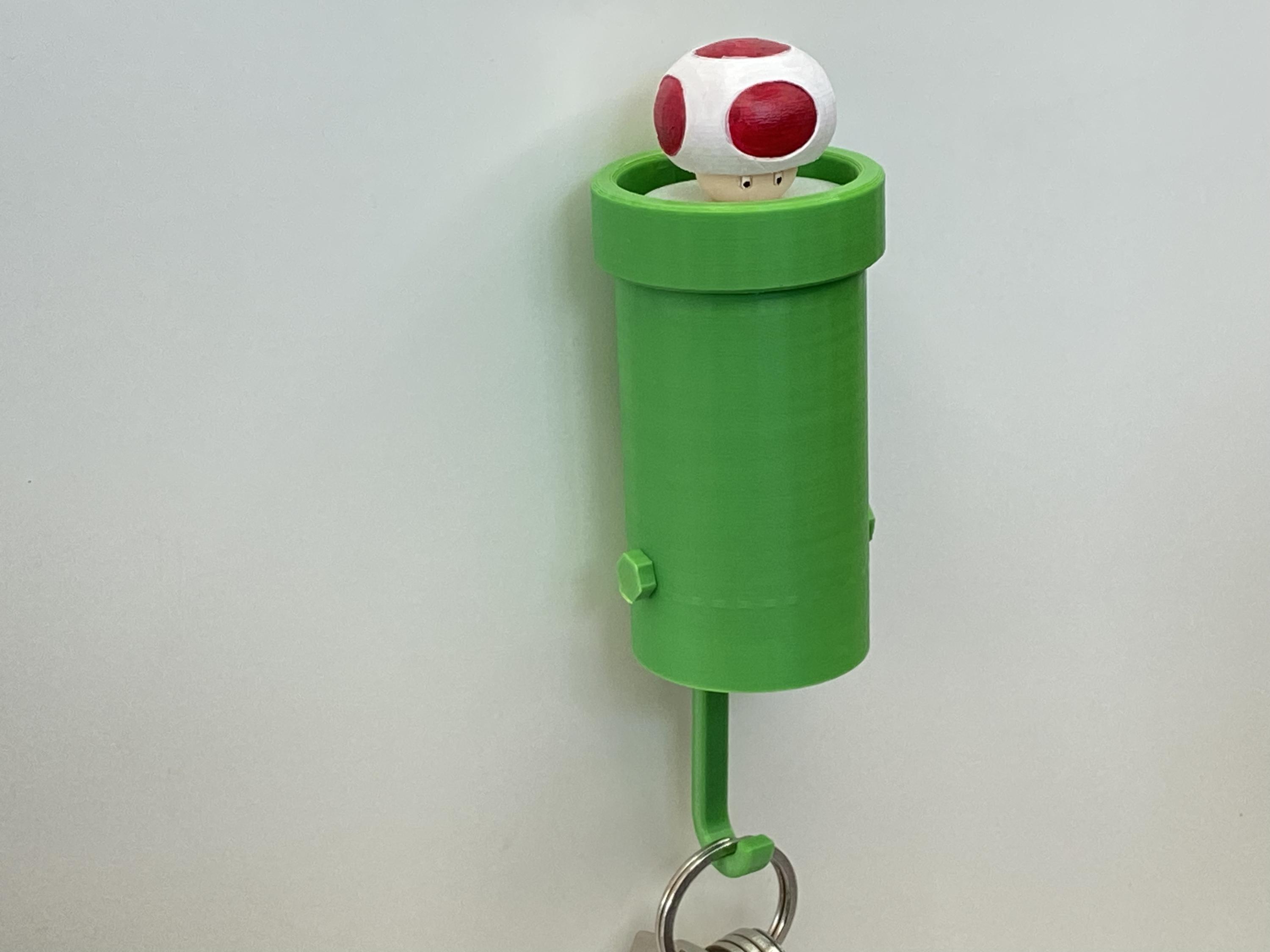 Super Mario PIRHANA PLANT Wall Key Holder Key Hanger (mario, Lugi, Toad ...