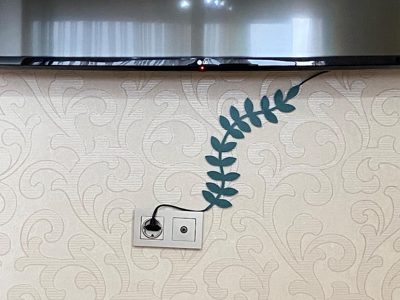 Leaf Cable Organizer: Decorative Wall Cord Cover - Etsy