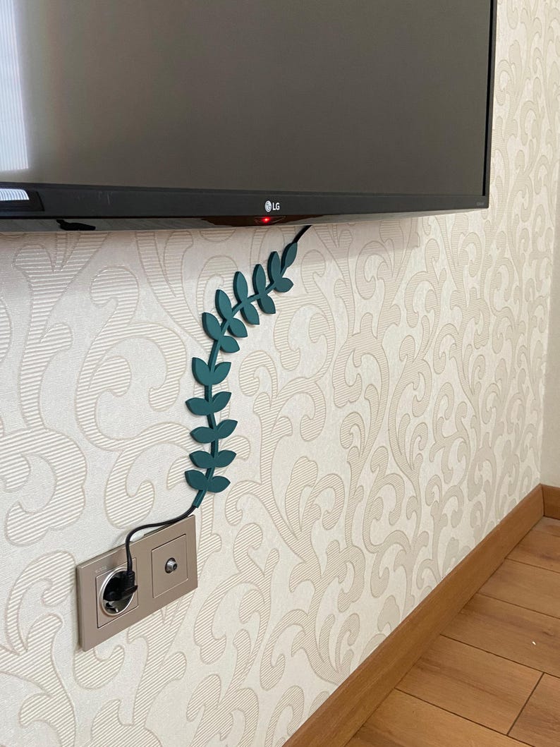 Leaf Cable Organizer: Decorative Wall Cord Cover - Etsy