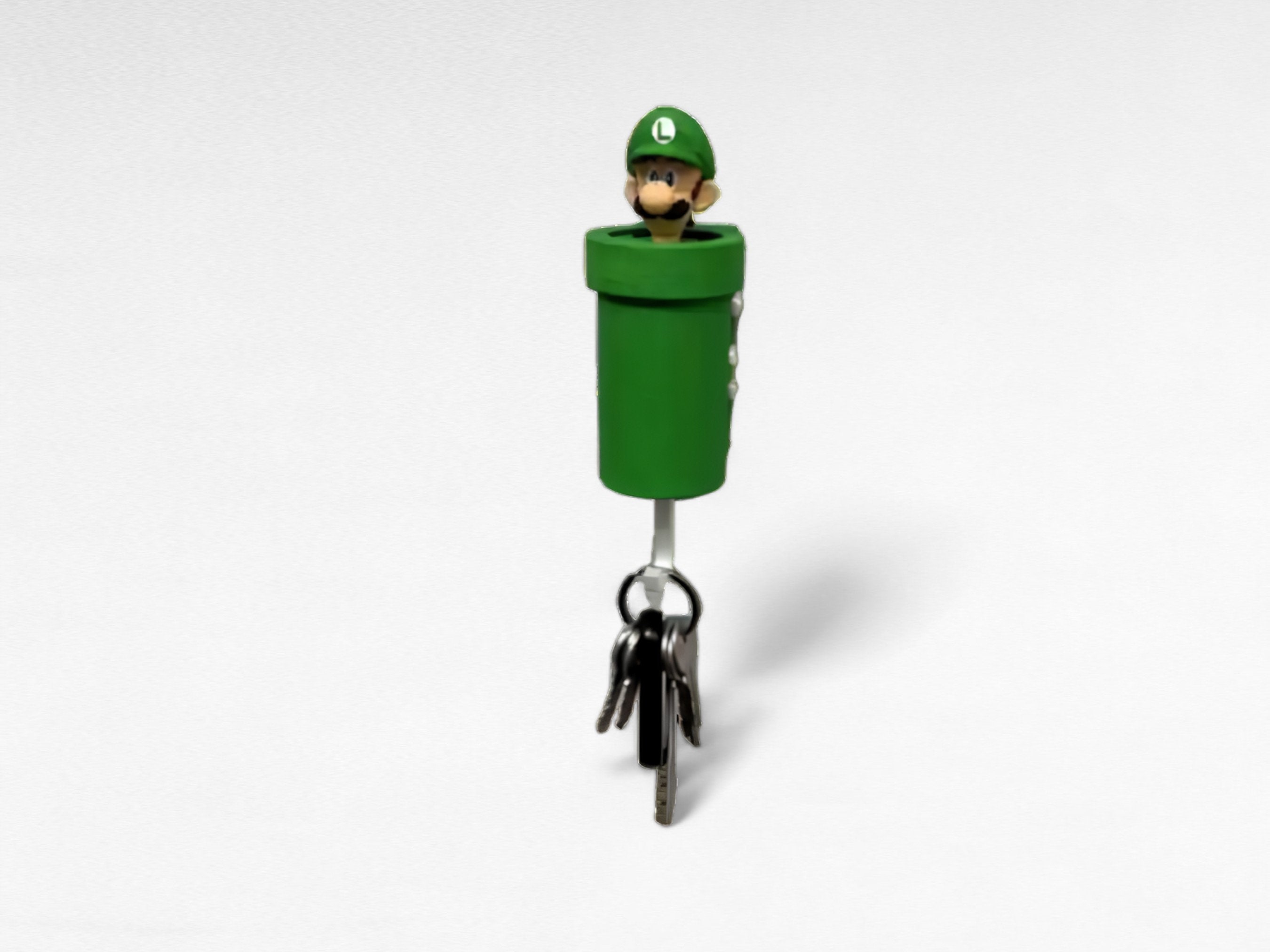 Super Mario LUGI Wall Key Holder Key Hanger and Keychain Pipe Wall ...