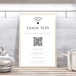 Customizable and Printable Wifi Sign Templates - Stay Connected in ...