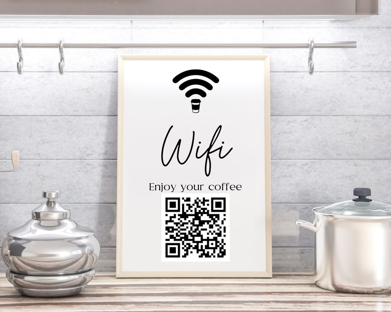 Customizable and Printable Wifi Sign Templates - Stay Connected in ...