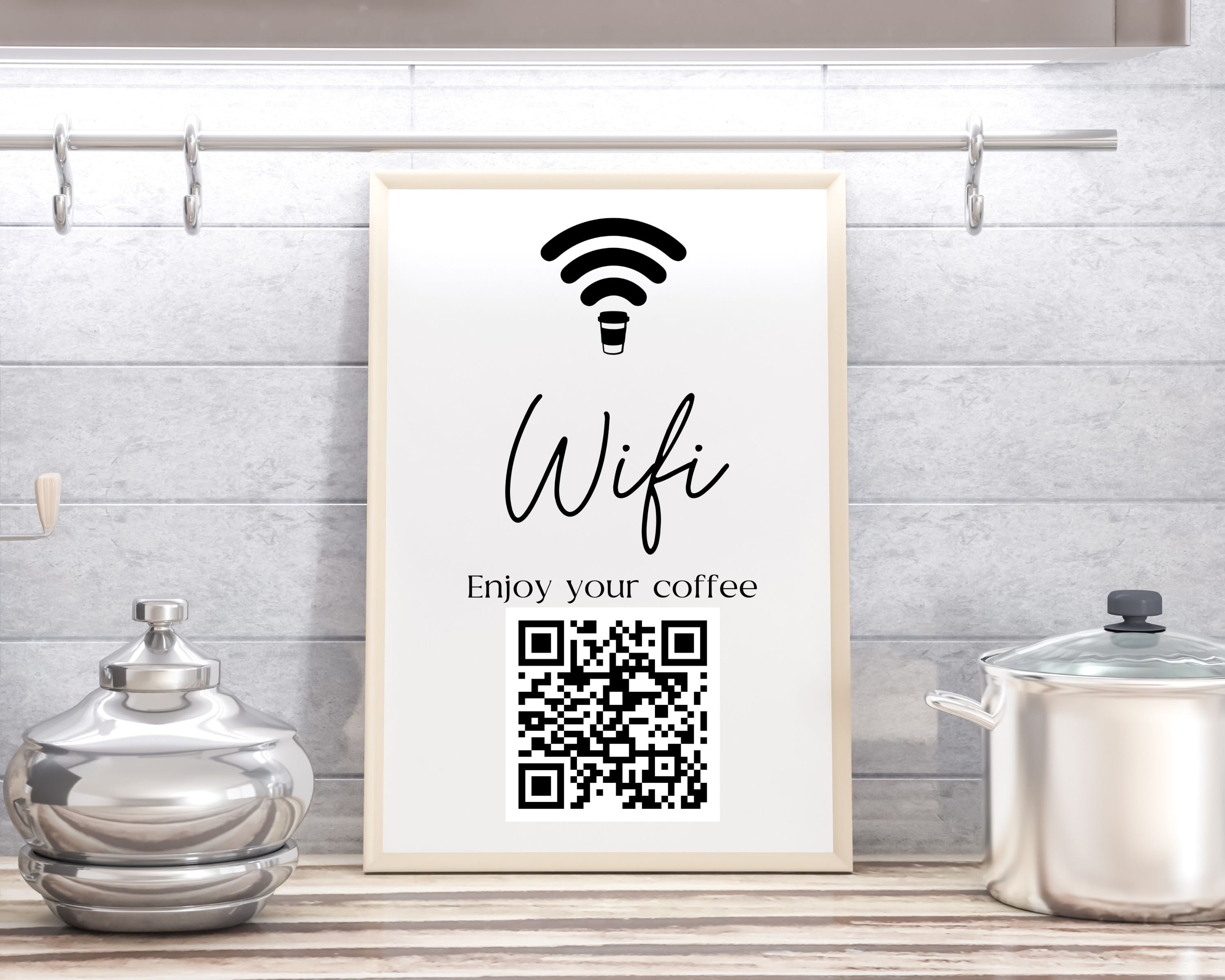 Customizable and Printable Wifi Sign Templates - Stay Connected in ...