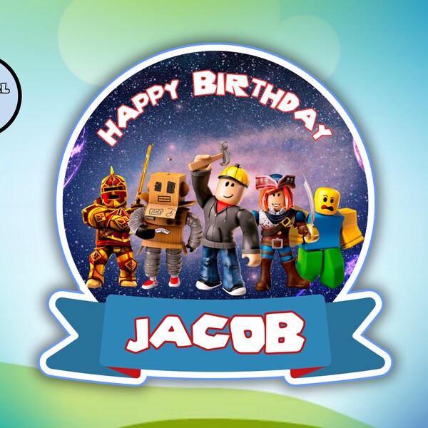Roblox Cake Topper - Etsy