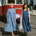Women Linen Dress, Long Button up Front Dress, Full Skirt Dress With ...