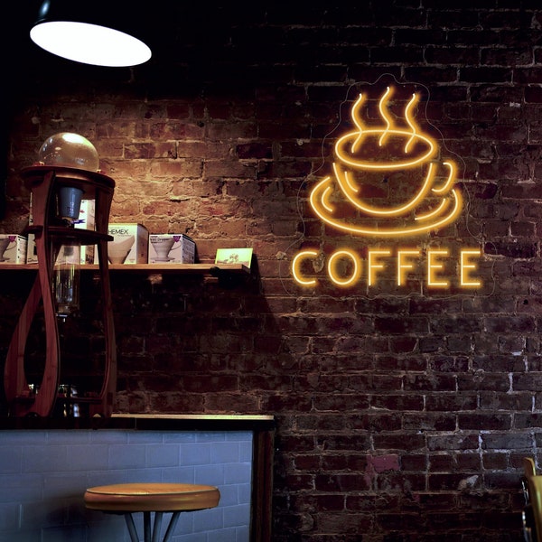Light up Coffee Sign - Etsy