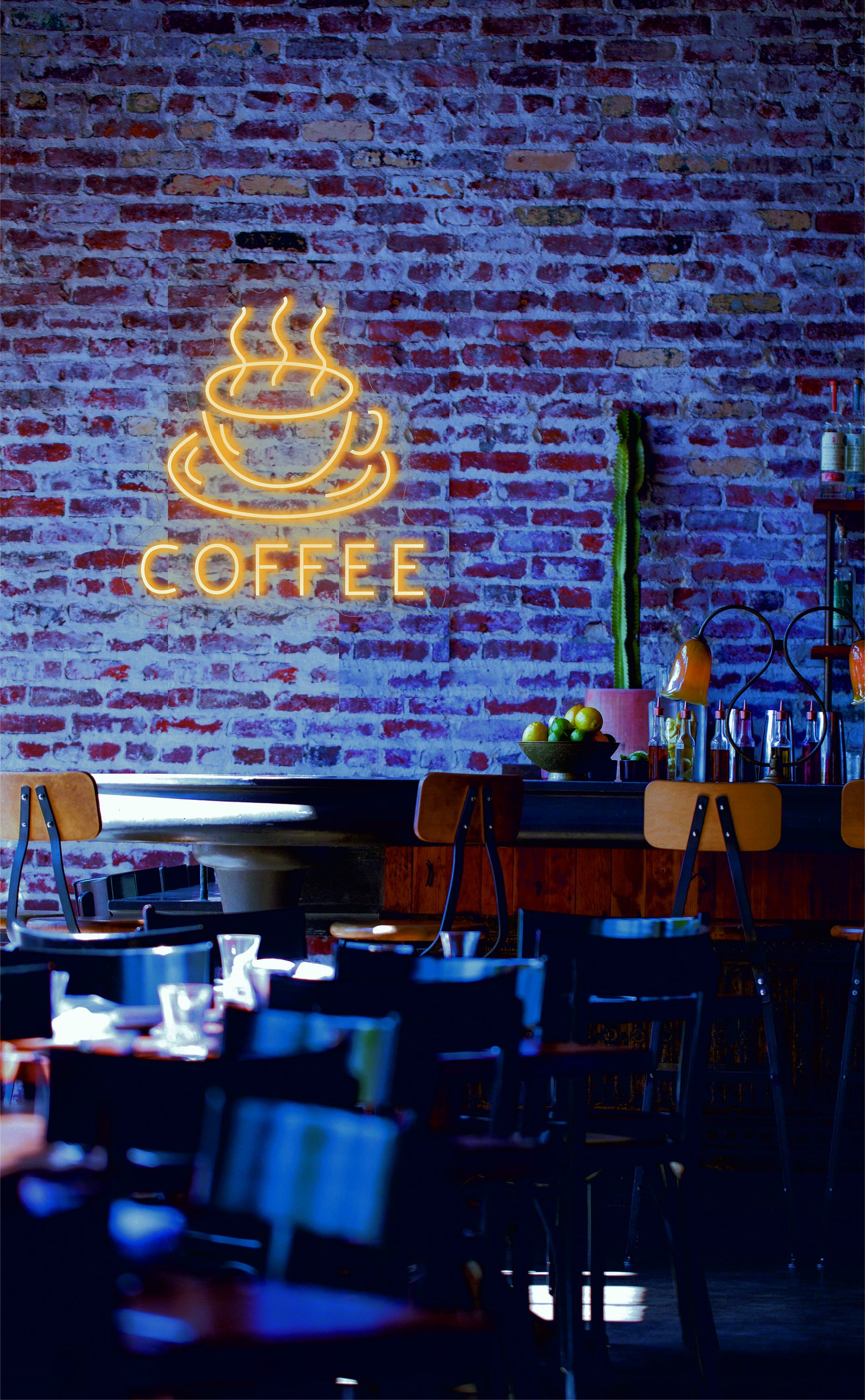 Kitchen Decor, Coffee Sign, Custom Neon, Shop Sign Cafe Neon Sign, Bar ...