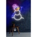 Snowman Christmas Neon Signs, Room Decoration Neon Light, Custom ...