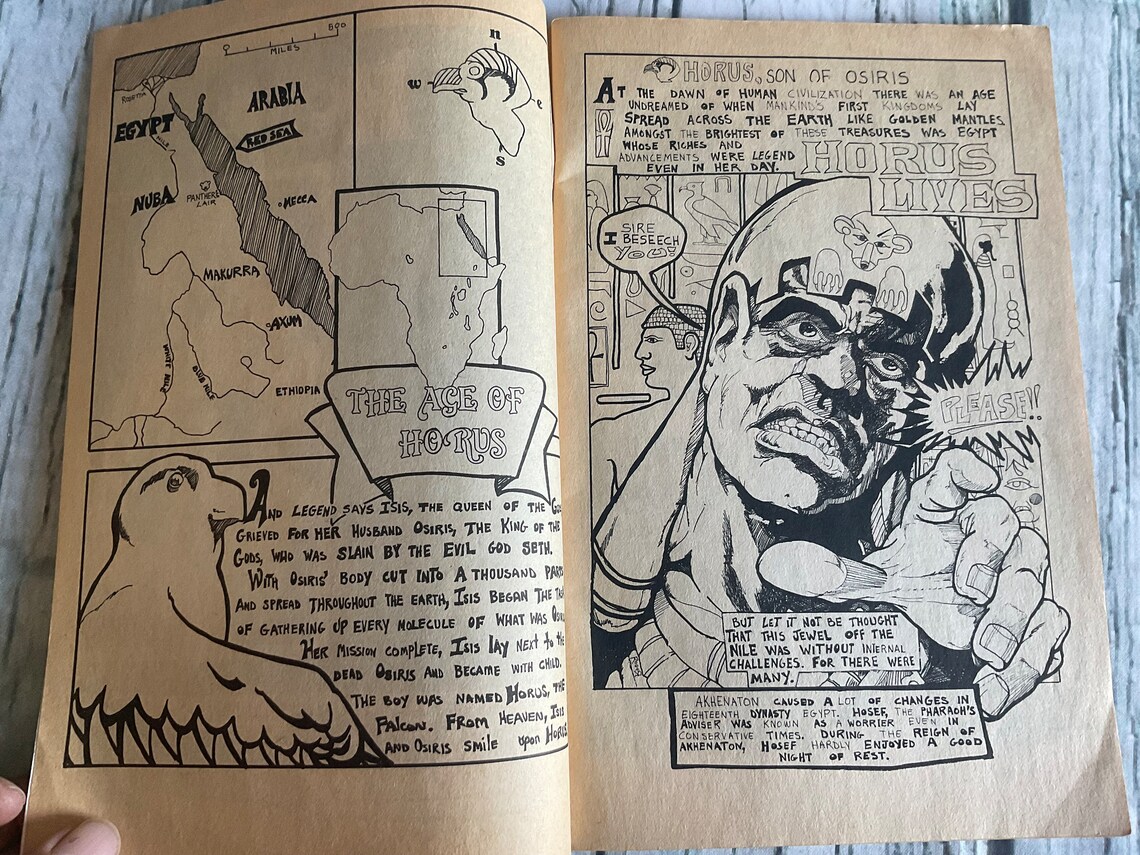Horus Son of Osiris Comic 1991 - Etsy
