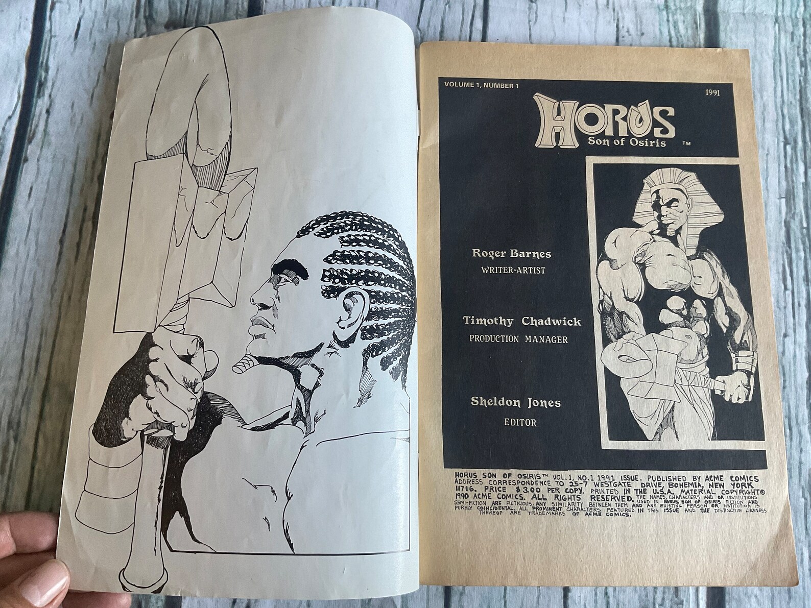 Horus Son of Osiris Comic 1991 - Etsy