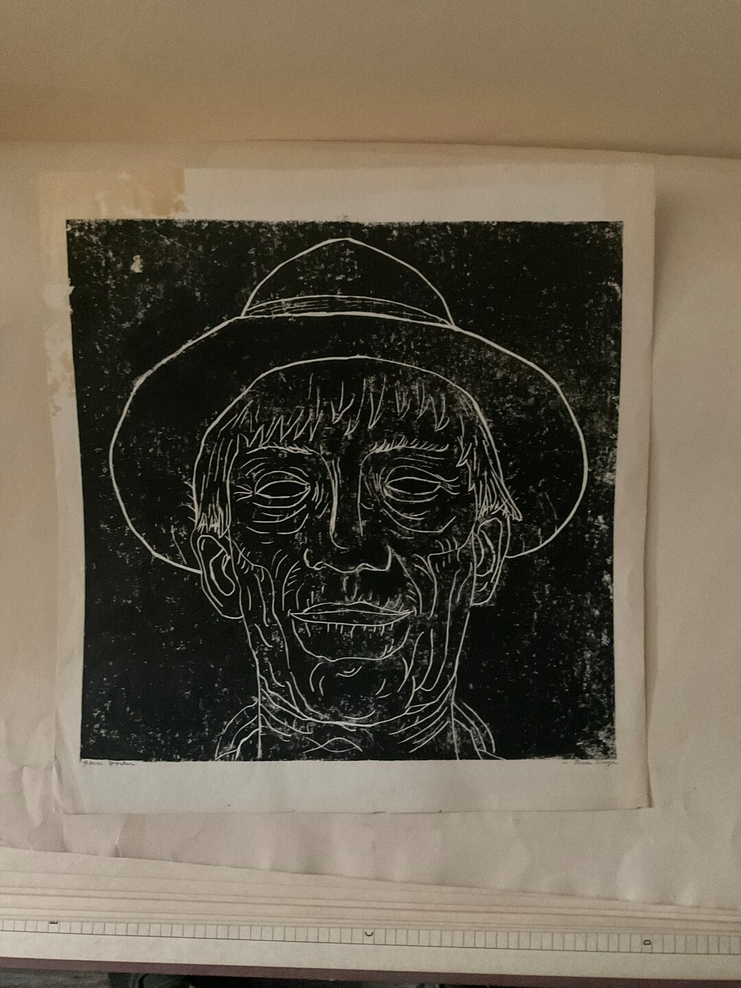 Burr Singer “farm Worker” Lithograph Signed 1940s - Etsy