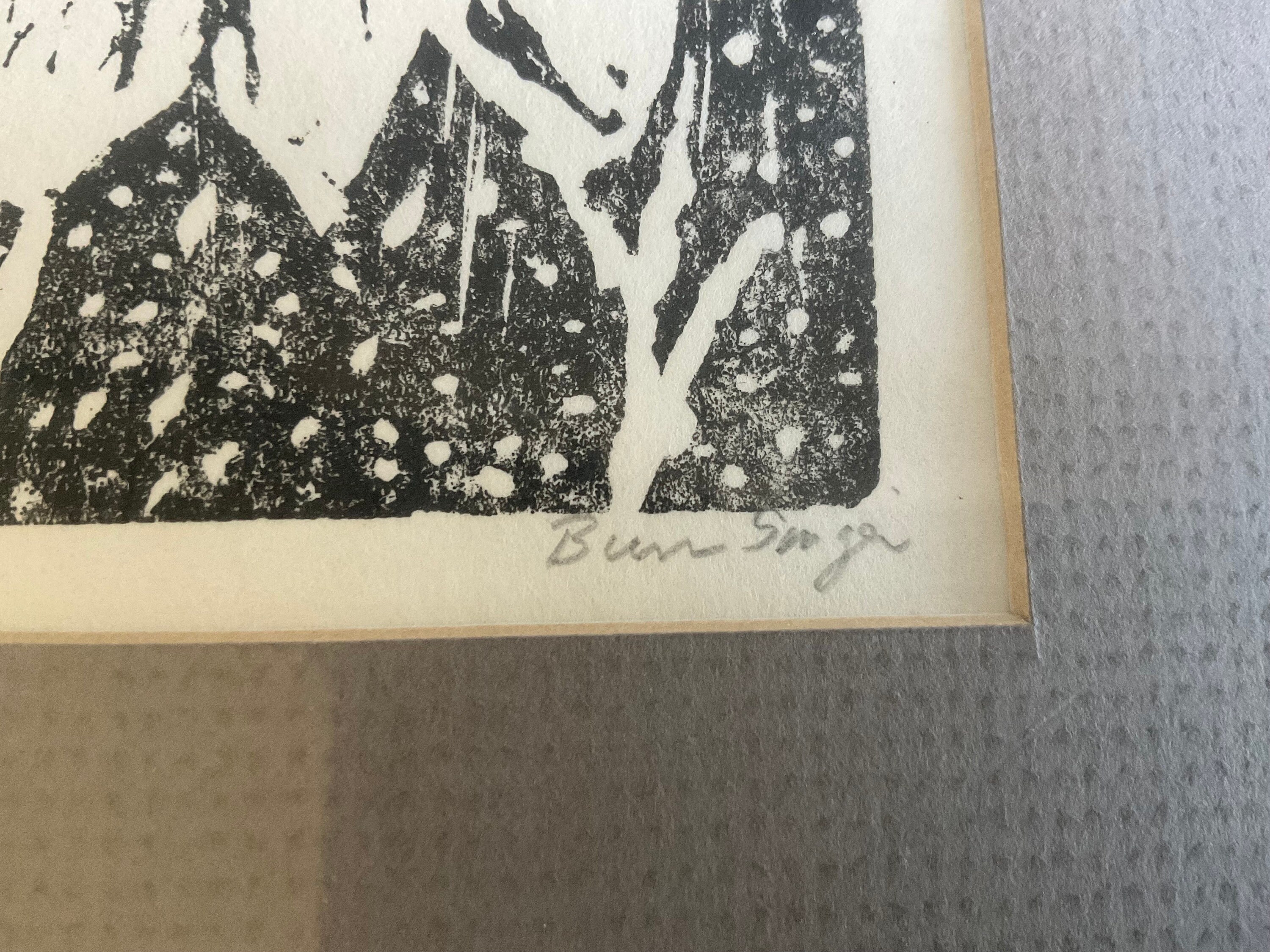 Burr Singer the Clown Lithograph Signed 1940s - Etsy