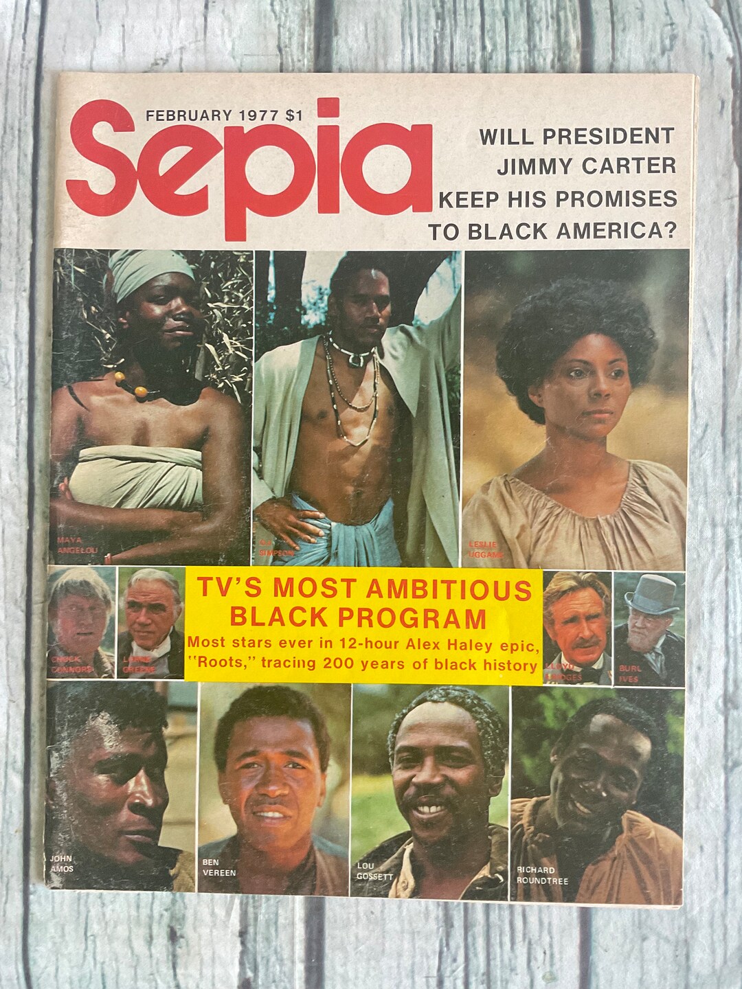 1977~ (ROOTS) SLAVE- TV Show~ Sepia Magazine- Load of Pictures~ Rare - Etsy