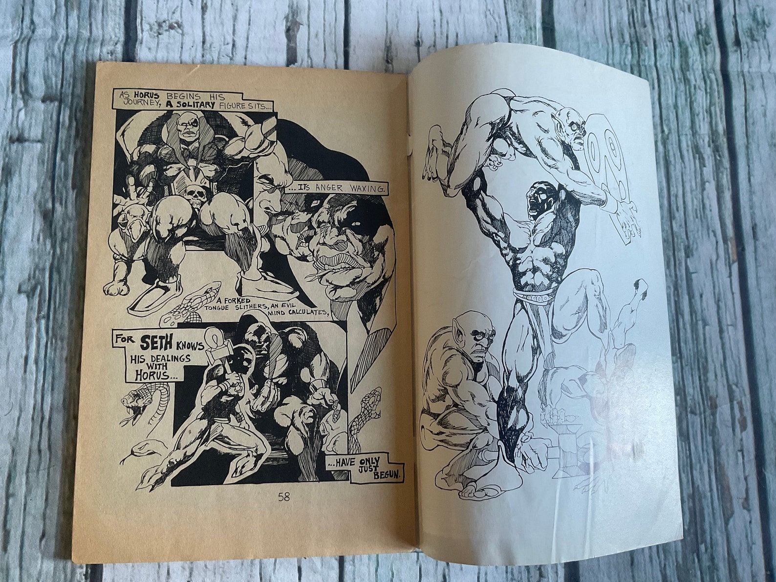 Horus Son of Osiris Comic 1991 - Etsy