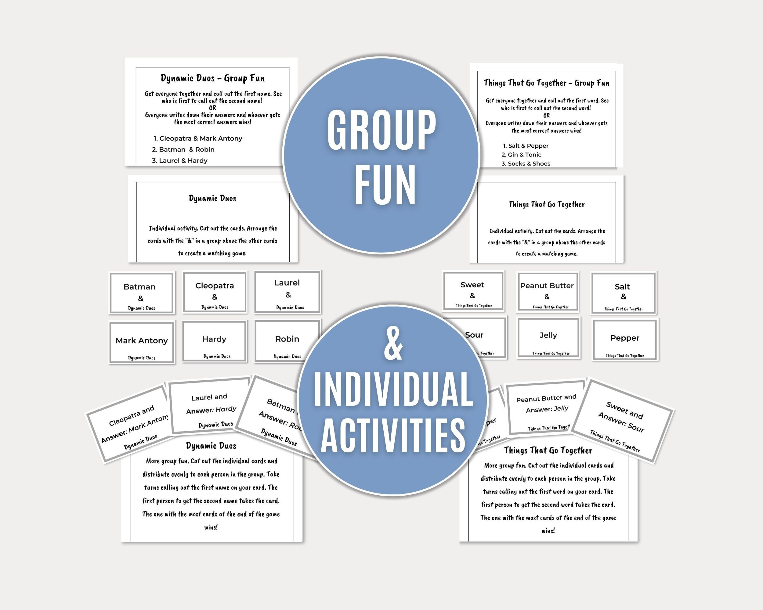 Reminiscing Games for Seniors Bundle Printable Memory Care Activities ...