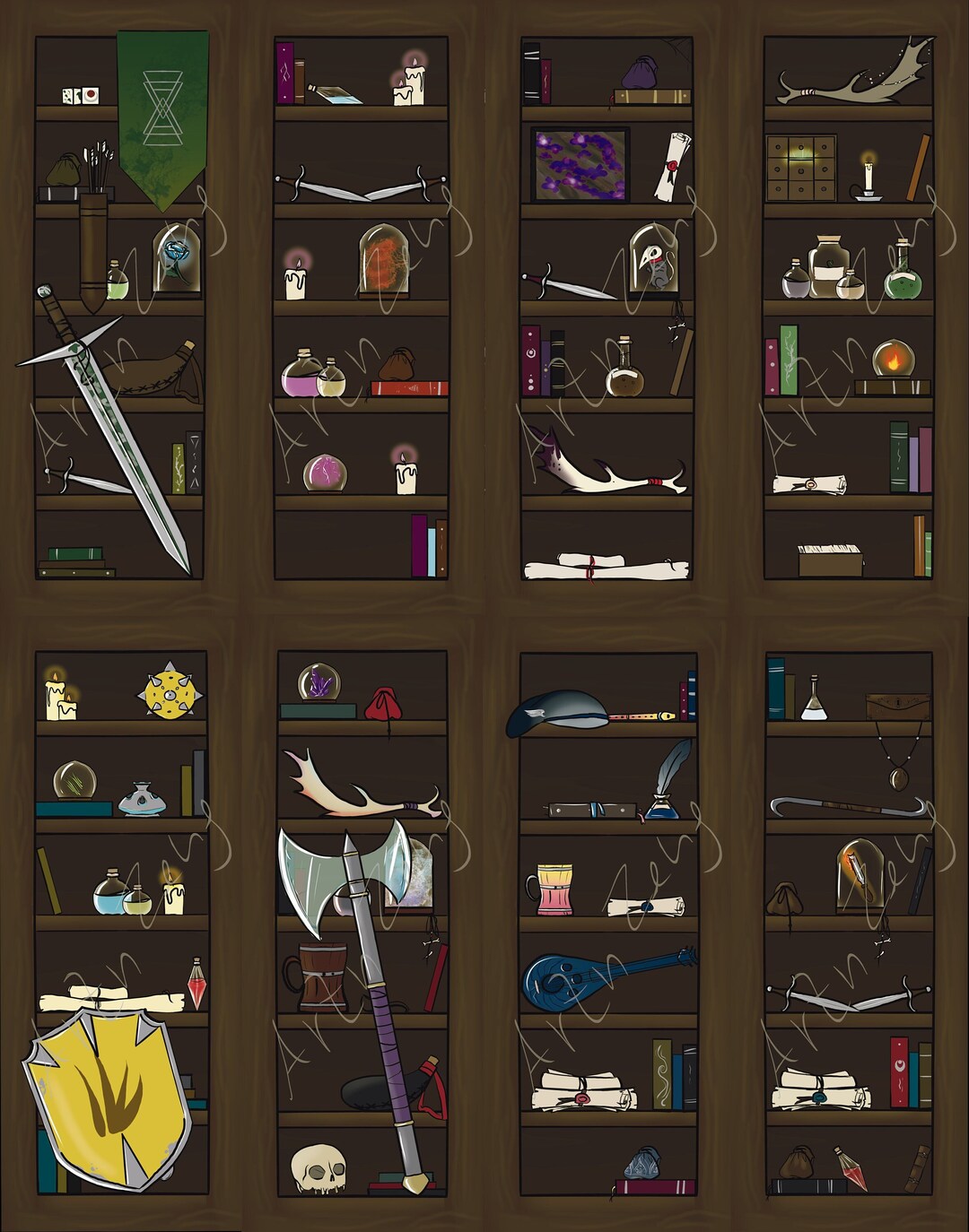 Dnd Class Bookmarks, Coloring Pages - Etsy