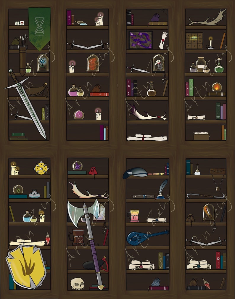 Dnd Class Bookmarks, Coloring Pages - Etsy