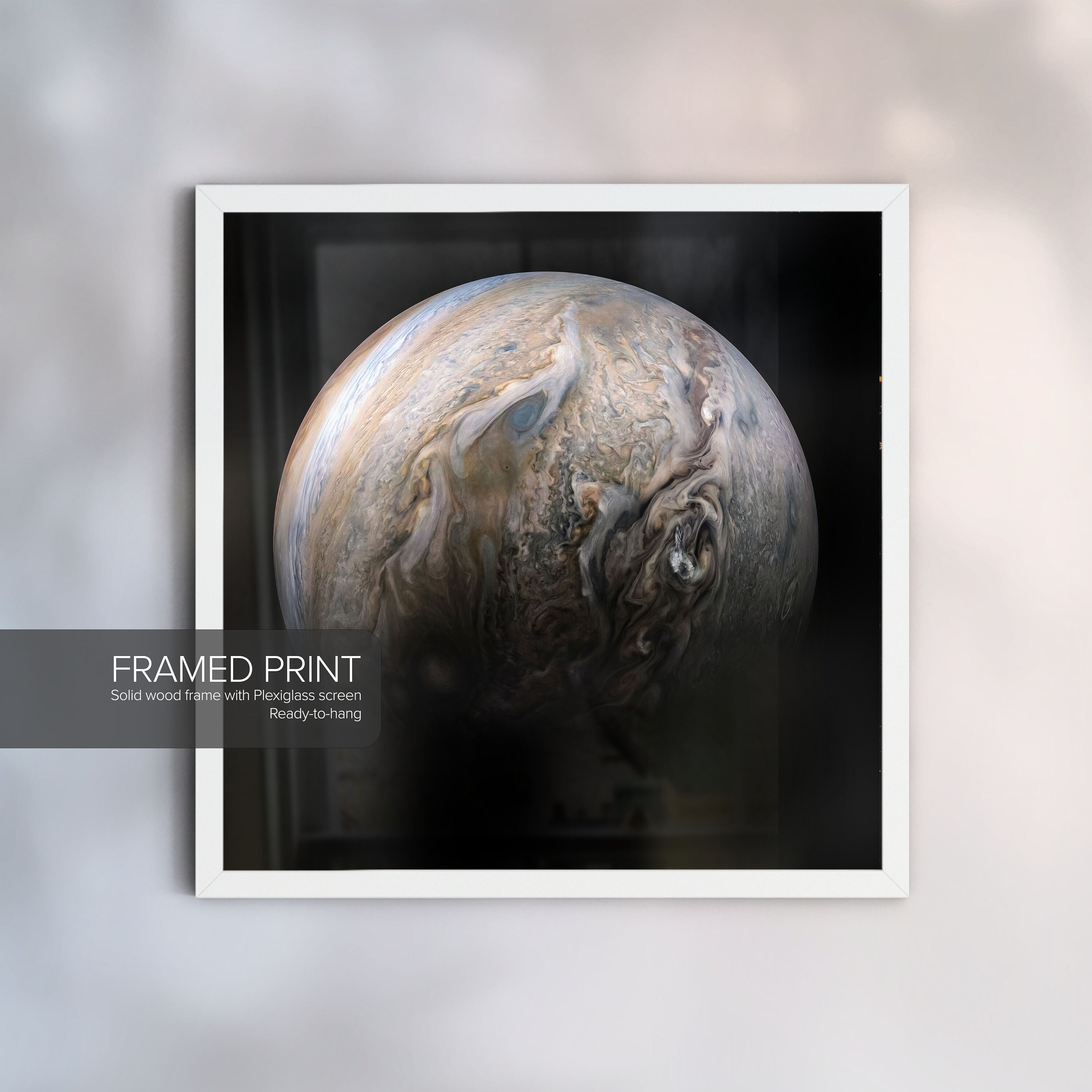 Jupiter Wall Art Print Canvas Paper Choice of Frames, Large Canvas Wall ...
